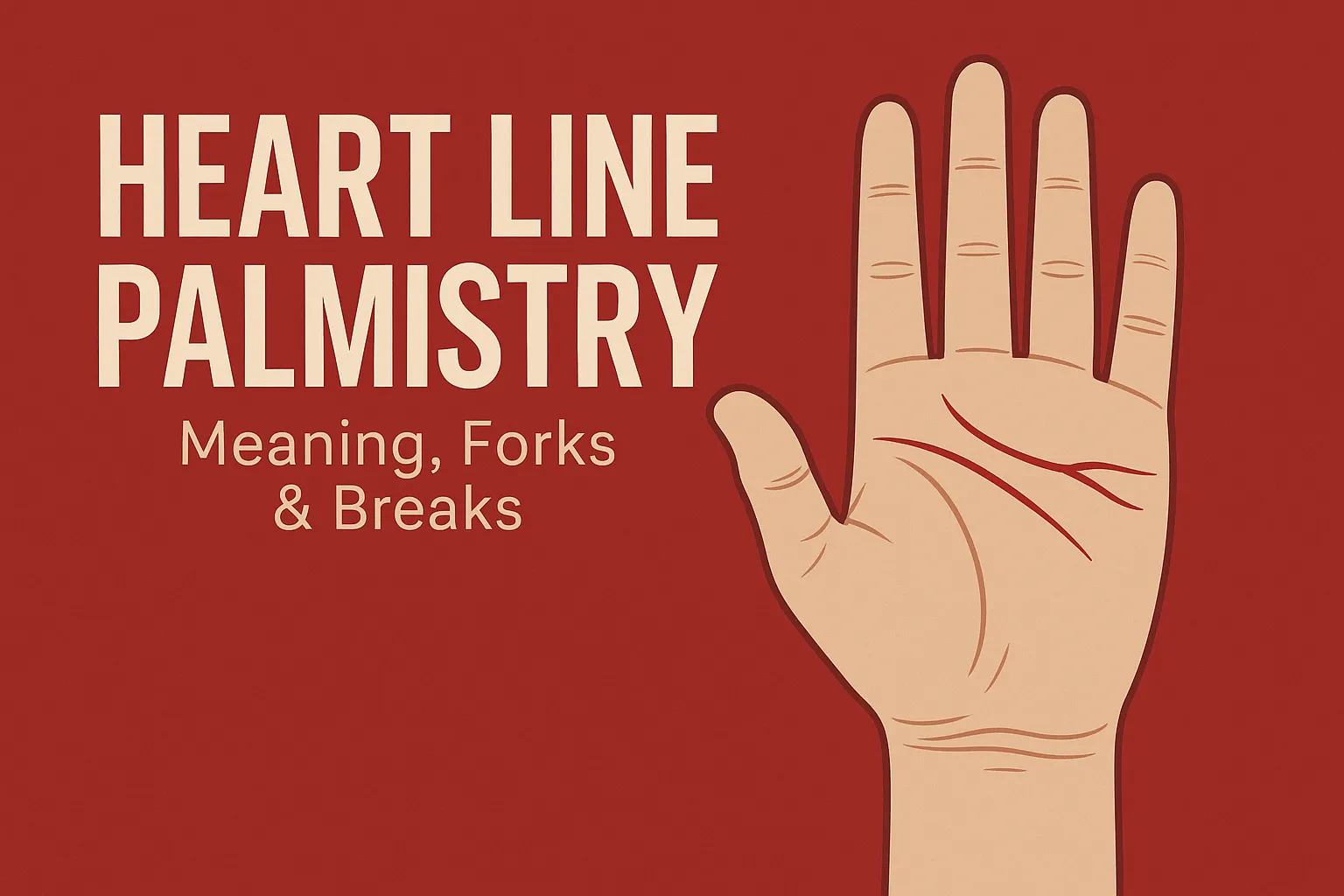 How to Read the Heart Line: Meanings, Forks, Broken Patterns - FengShui ...